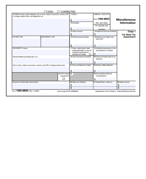 1099-MISC Miscellaneous Income | ATBS
