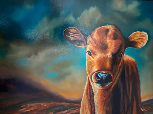 BLUE MOON, oil | ostg