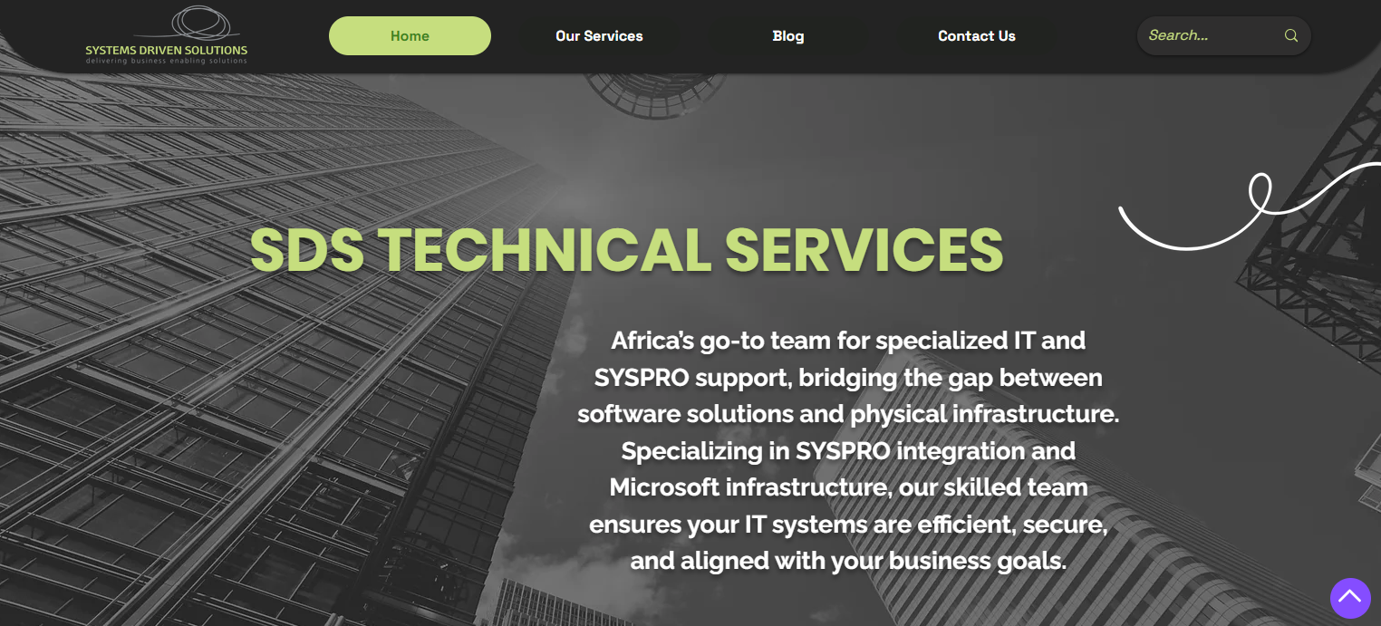 SDS Technical Services | SYSPRO Integration Services