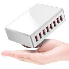 Multiple USB Charging Station, Safe Universal Smart 8 Port USB Charging ...
