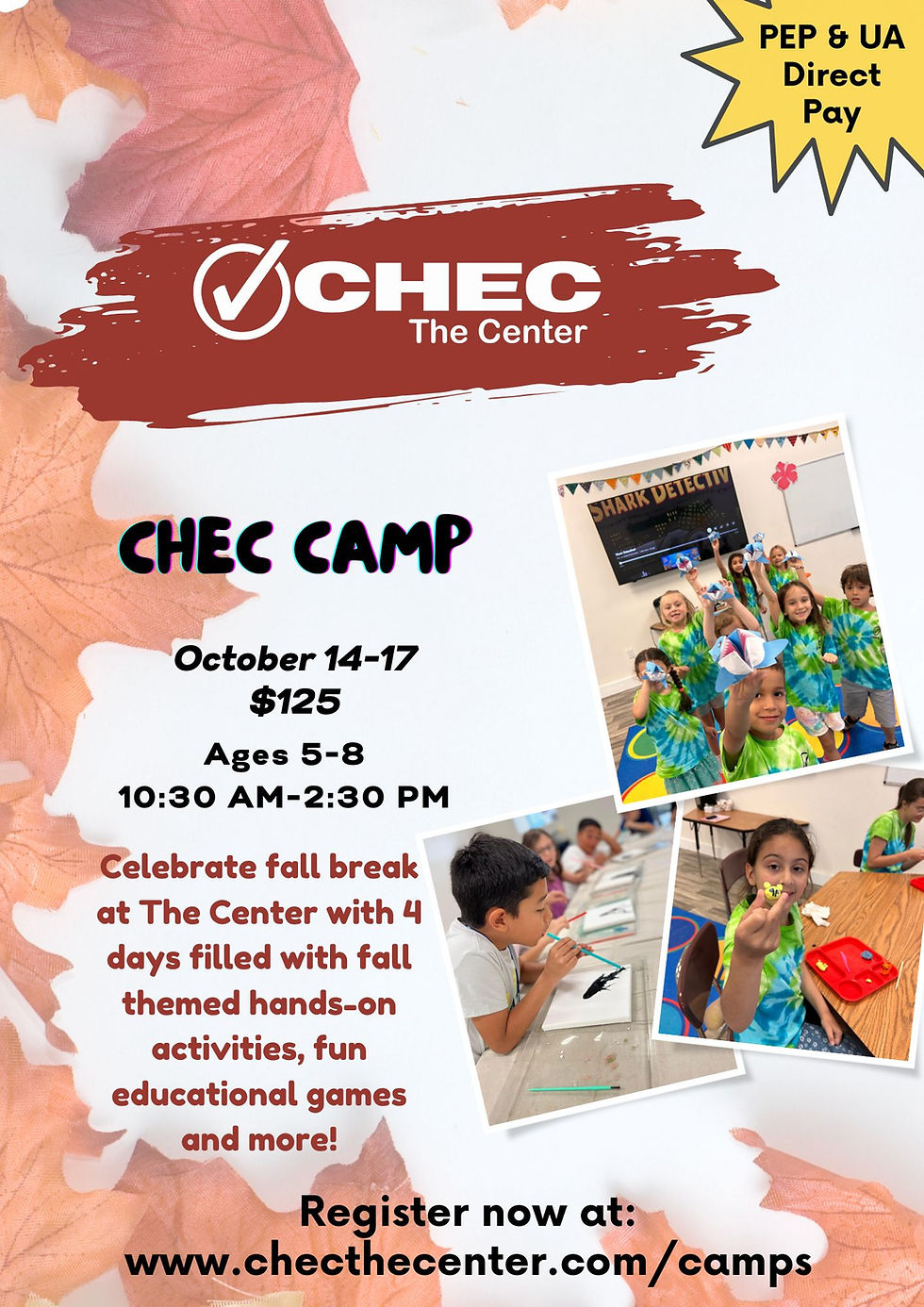 CHEC Fall Break Camp | CHEC The Center
