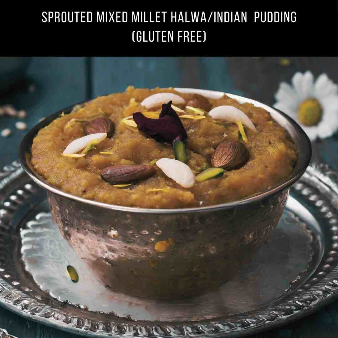 Mixed Millet Halwa/Indian Style Pudding