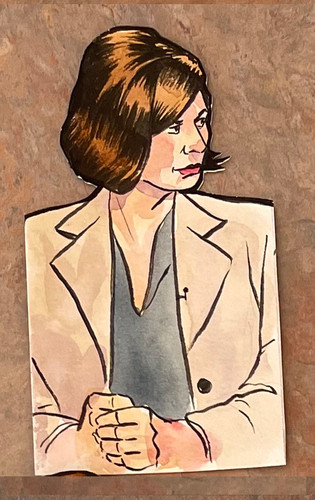 Bruce Almighty 5 - Watercolor & Ink Cutout | SSavaArt