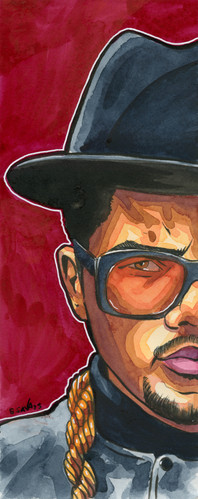 Run DMC Watercolor Painting | SSavaArt