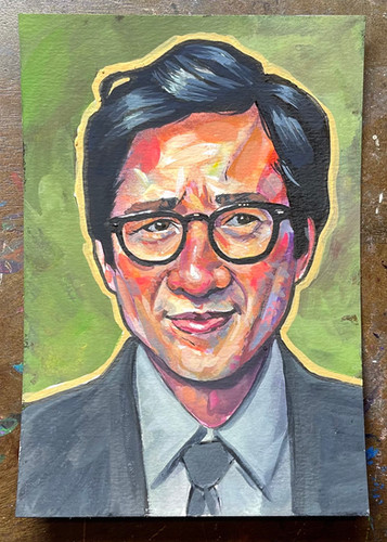 Ke Huy Quan Mixed Media Painting | SSavaArt