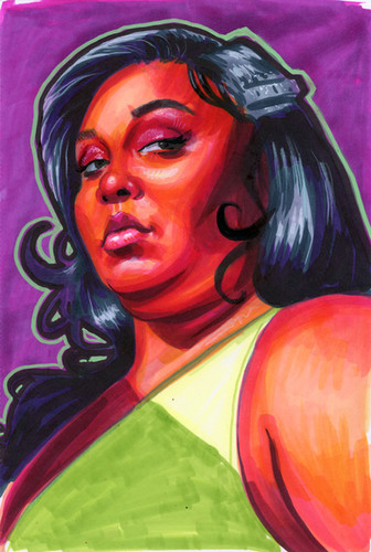 Lizzo - Alcohol Marker Illustration | SSavaArt