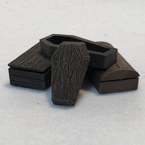 Set of 3 Coffins | Tomb Guardians