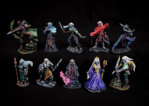 Dark Elf Collection I (10 Minis) | Tomb Guardians