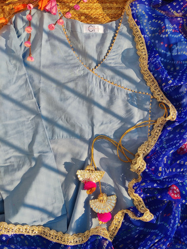 KariGari - Blue Suit Set | Cotton Hues