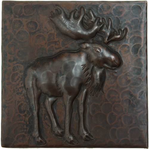Copper Tile (TL995) Moose Design | Hammermarc