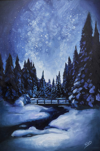 Winter Night | Kyndall Potts Art