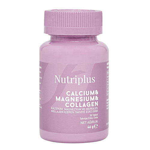 NUTRIPLUS CALCIUM MAGNESIUM PLUS TYPE II COLLAGEN 30 TABLET | www ...