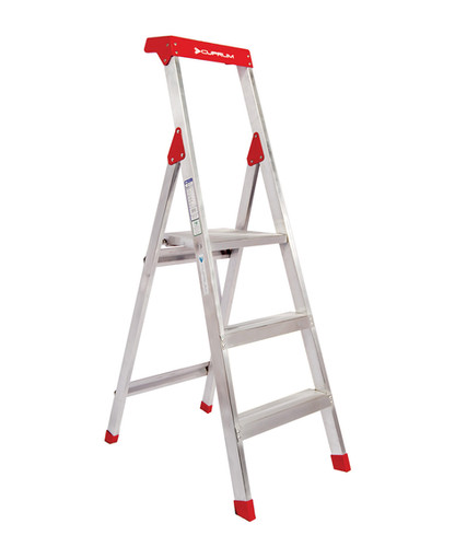 ESCALERA DE ALUMINIO CON PLATAFORMA 596-03N | Estanteria Y Racks