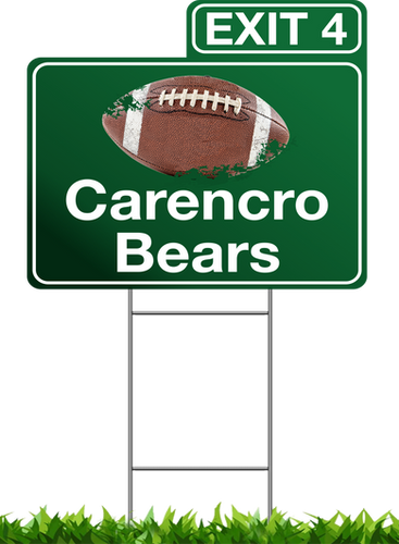 EXIT 4 (YARD SIGN) | SIDELINE