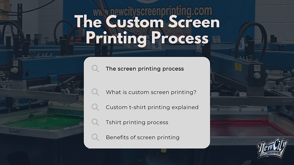 The Custom Screen Printing Process Explained