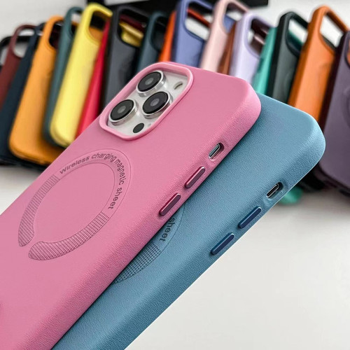 Apple Leather Mag safe cases | Fast Cracked Competi