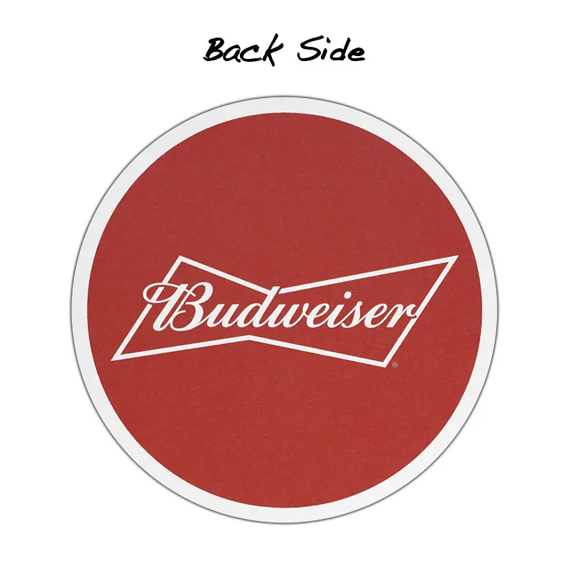 Budweiser Laminated Cardboard Beermats / Coasters | Mill's Collectables