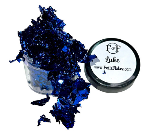 Luke - Blue Foil Flake Larger cut | Foilz & Flakez