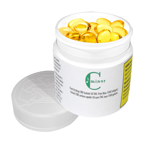 Fast Acting CBD 50 MG Max 1500 MG Softgels | PROOFLY Topicals