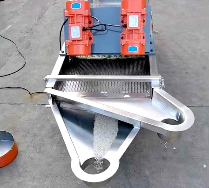 Plastic Particles sieving vibratory sieve machine | Reeger Machinery ...