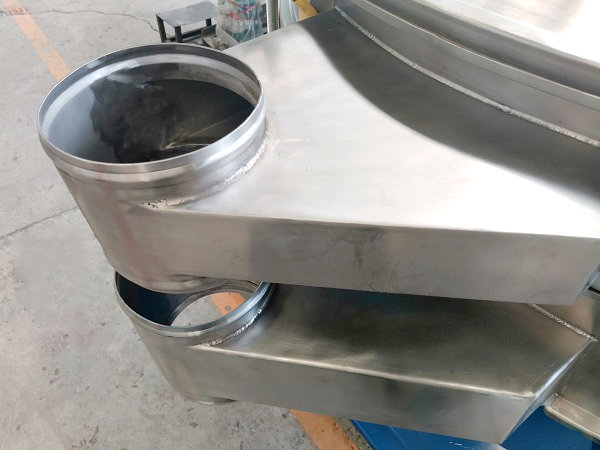 Fine Flour starch powder screening tumbler sieve machine