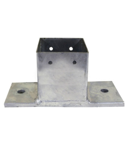 Bolt Down Post Base Plate - 200mmL | Levelmaster NZ