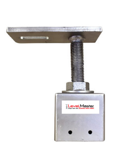 Screw on Square Pile Top - Slotted End Plate | Levelmaster NZ
