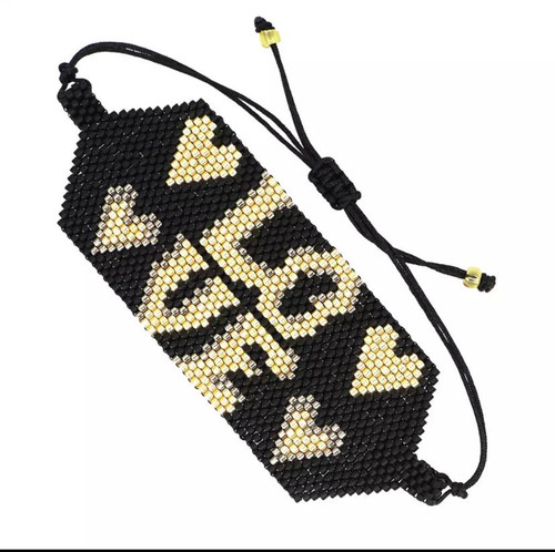 Pulsera Miyuki love | Carlotta diseño de México