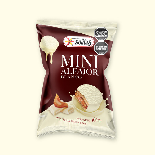 Mini Alfajor Blanco | Productos Solitas