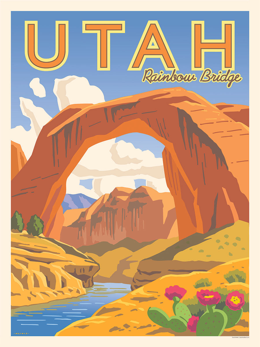 Rainbow Bridge Vinyl Sticker | portfolio