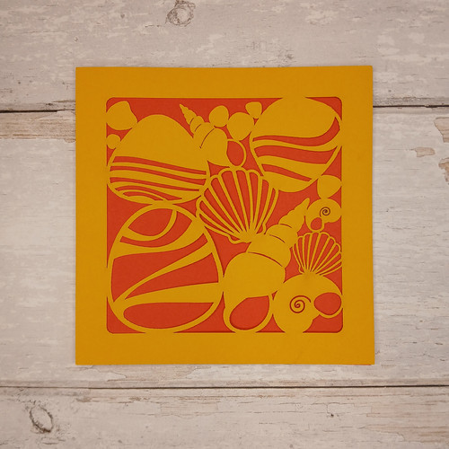 Shell and Pebble Card | Ember Edge Creative