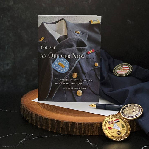 An Officer Now - Army Commissioned Congratulations Card | Persimmon Tree