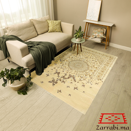 Tapis Papillon Beige 2.00x3.00 | Zarrabi.ma