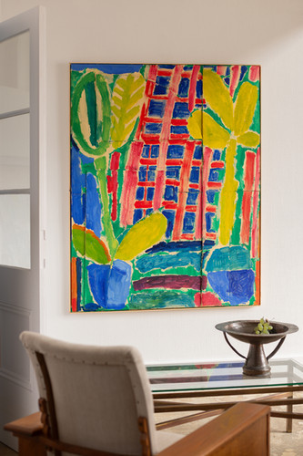 ‘Swahili Garden with a Carved wooden door’ - Rosa Roberts - 2022 ...