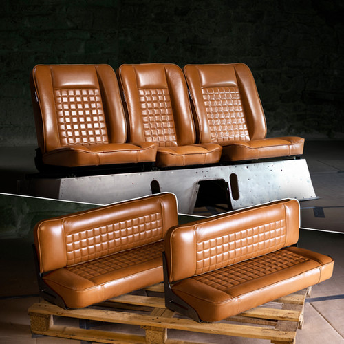 COMPLETE LEATHER DELUXE SEAT SET | Bolt+Trim
