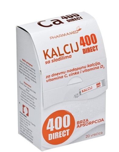 Pharmamed Calcium 400 DIRECT 20 sachets | Lenapharm