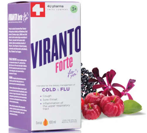VIRANTO Forte syrup 100ml | Lenapharm