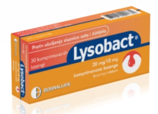LYSOBACT 20mg+10mg lozens | Lenapharm