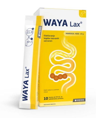 Waya lax oral solution 20 ml, 10 sachets | Lenapharm