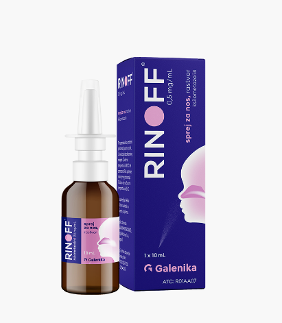 Rinoff® 0.5mg/mL nasal spray, solution | Lenapharm