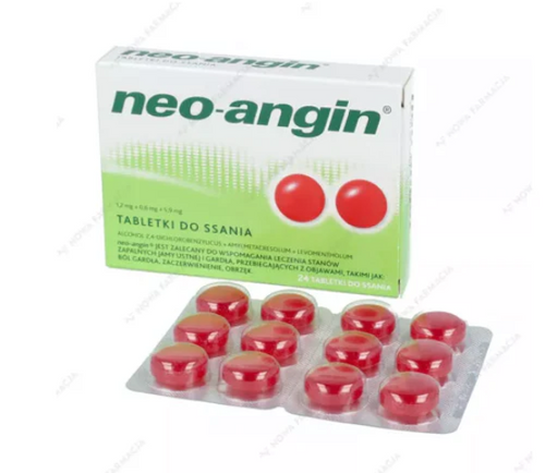 Neo-Angin Sore Throat Lozenges 24 lozenges | Lenapharm