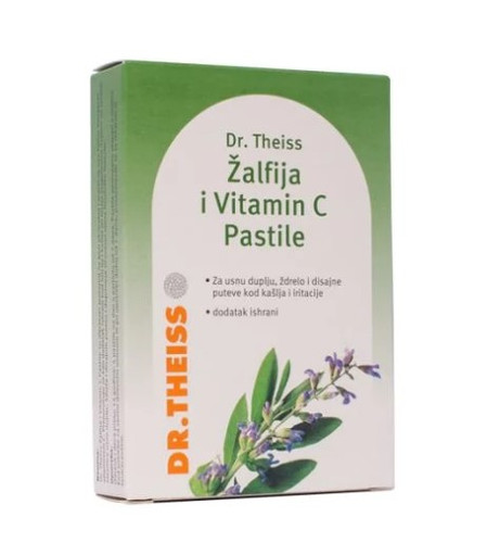 Dr.Theiss sage and vitamin C lozenges 24 pieces | Lenapharm