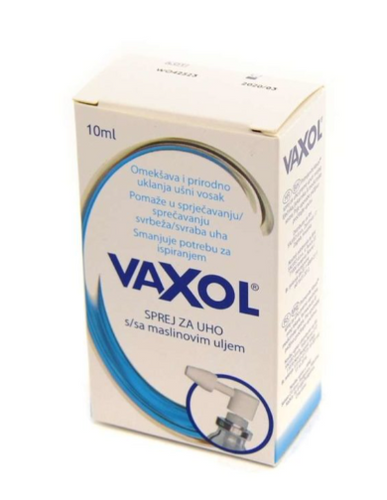 Vaxol ear spray with olive oil, 10 mL | Lenapharm