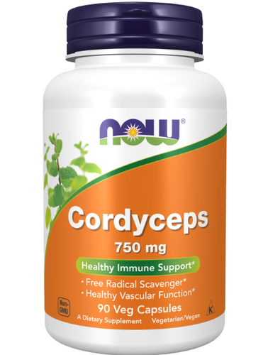 NOW Cordyceps 750 mg Veg Capsules | Lenapharm