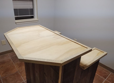 Mitered counter top corners | HBK