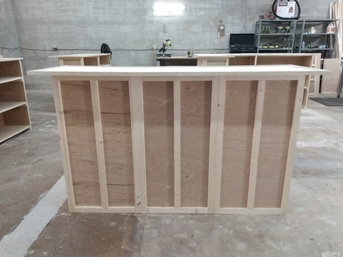 6 foot home bar kit with shelving | HBK