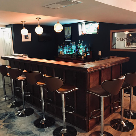 Projects | Basement Home Bar