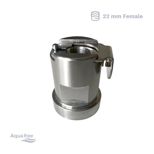 Tap adaptor for Legionella filters (AS and Baclyser) 22 mm female ...