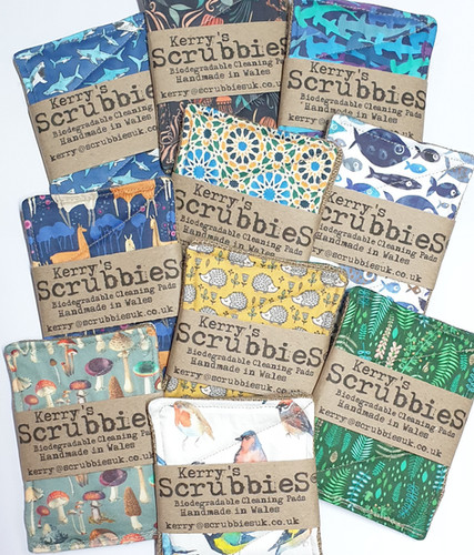 Scrubbies - Biodegradable cleaning scrubbers (2 pk) | seapig