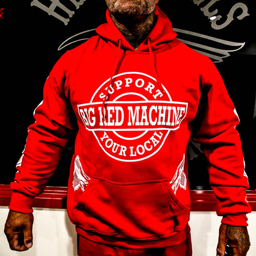 Support AK Big Red Machine Pullover Hoodie | 81 Maryland Nomads